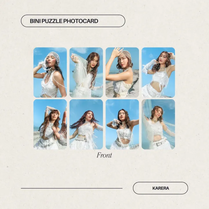 [1PIECE] BINI KARERA CHERRY ON TOP PUZZLE PHOTOCARD | Lazada PH