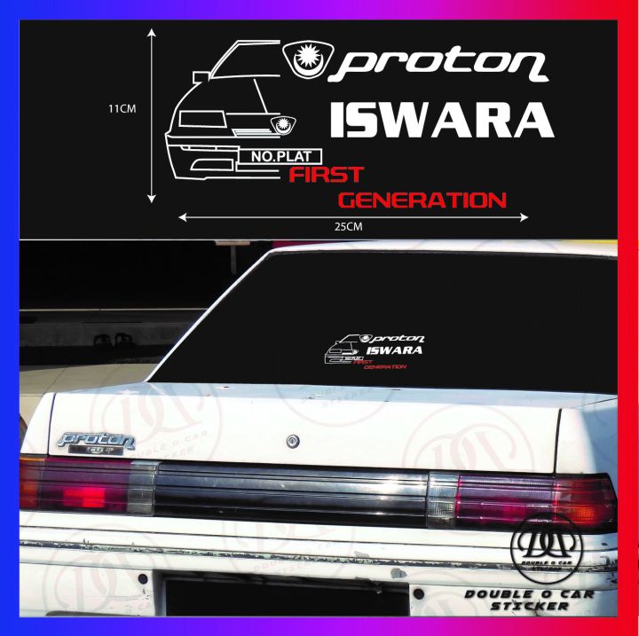 [Ready Stock]PROTON ISWARA FIRST GENERATION SHAPE&WORDS HIGH GRADE Car ...