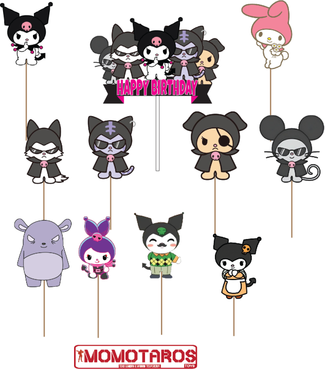 Cake topper Kuromi sanrio | Lazada Indonesia