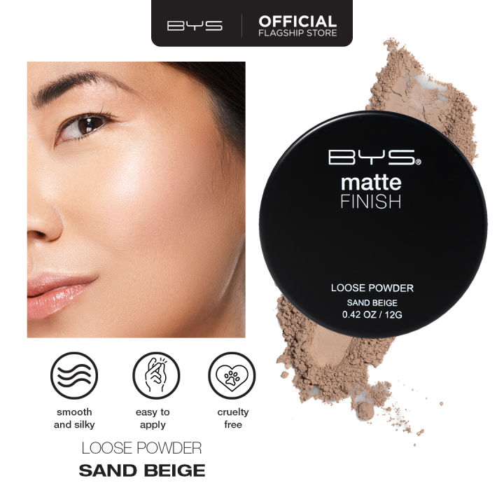BYS Matte Finish Loose Powder - Sand Beige | Lazada PH