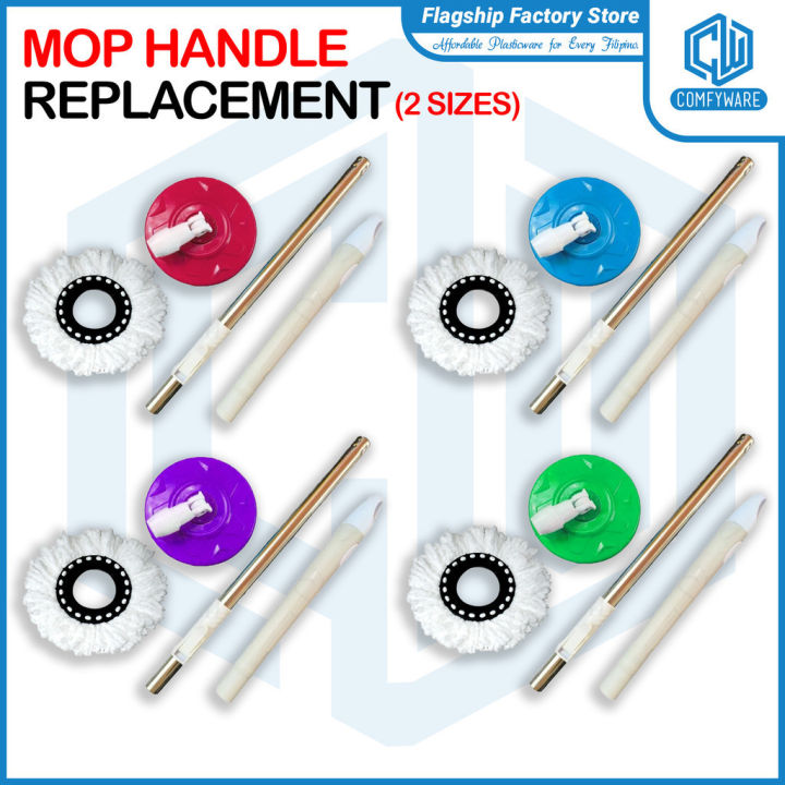 Comfyware Spinning Mop Handle Replacement Floor 360 Degree Rotating ...