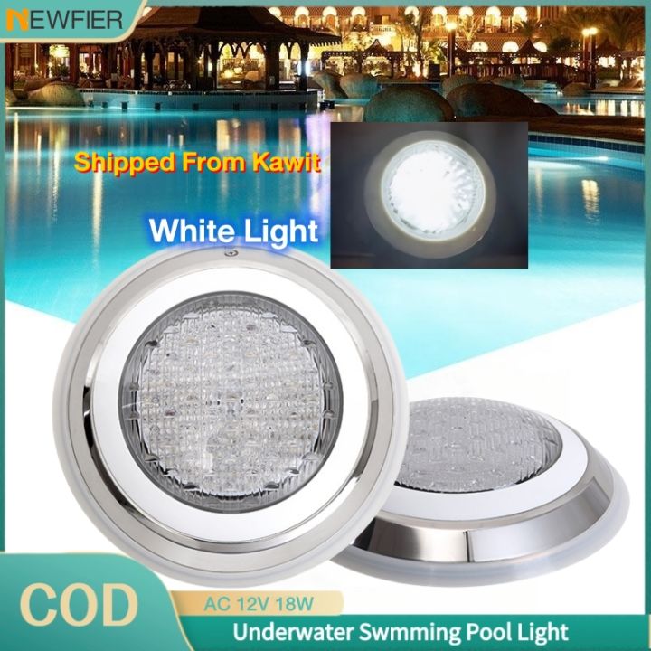 Stainless steel swimming pool lights LED pool lights AC12V IP68 waterproof Wall underwater lamp ...