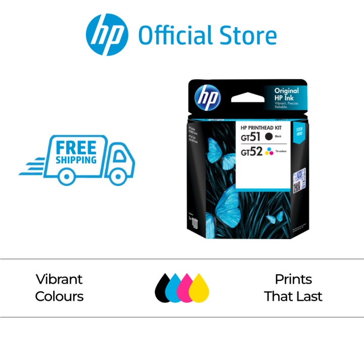 HP GT 51/52 Printhead Combo Compatible for HP DeskJet GT5800 Series ...