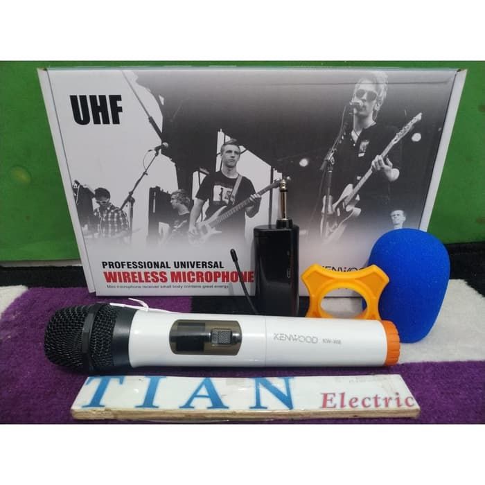KENWOOD KW-W8 UHF Professional Universal Wireless Microphone | Lazada ...