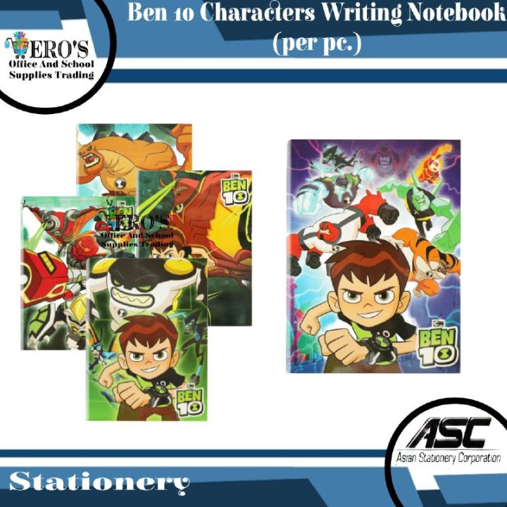 CARTOON NETWORK BEN 10 WRITING NOTEBOOK I SOLD PER PIECE | Lazada PH