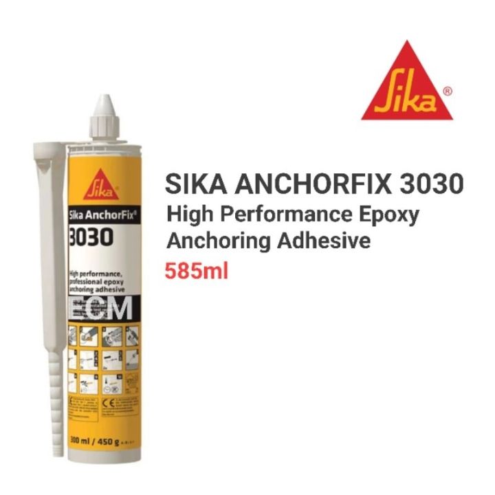 SIKA ANCHORFIX 3030 (585ml) Epoxy High Performance Chemical Anchoring ...