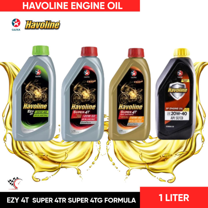 Havoline Engine Oils SAE 10W30 EZY 4T SAE 20W40 Super 4T SAE 20W40 Semi ...