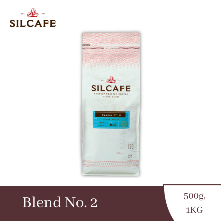 Silcafe Blend No. 2 Whole Beans Ground Coffee freshly roasted Arabica ...