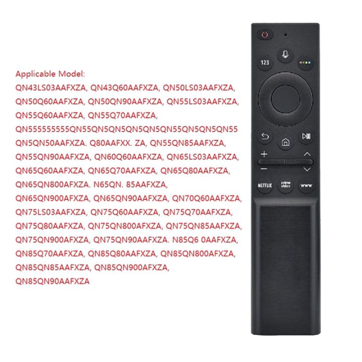BN59-01363L Remote Control for Samsung QLED Series BN59-01363C UA75AU8000 Bluetooth Voice TV ...