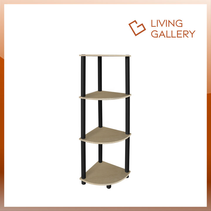 Living Gallery 4-Tier Triangle Table Corner Rack | Suitable For Any ...