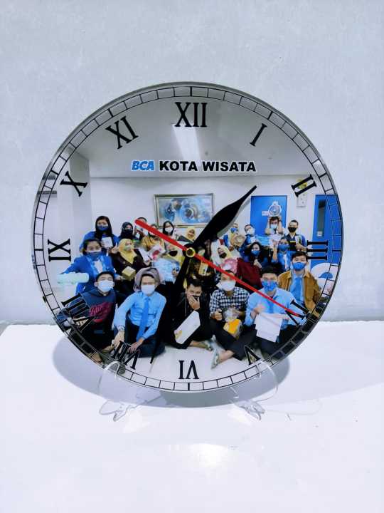 JAM MEJA AKRILIK | JAM CUSTOM ACRYLIC | JAM MEJA CUSTOM TERMURAH ...