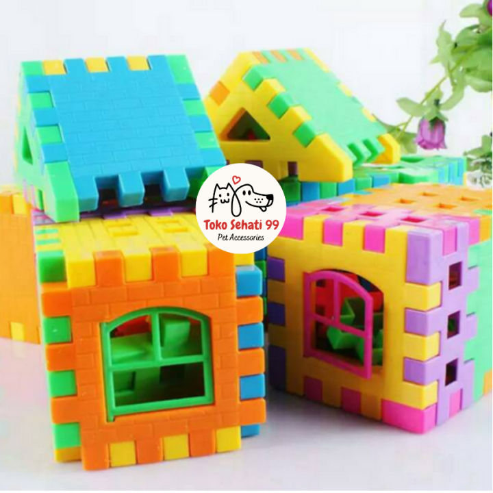 Mainan Anak Edukasi Puzzle Rumah - Puzzle Bangunan Rumah | Lazada Indonesia