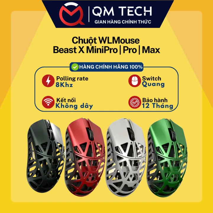 [NEW - LIKENEW - BH12T] Chuột Gaming WLMouse Beast X Mini Pro / Beast X ...