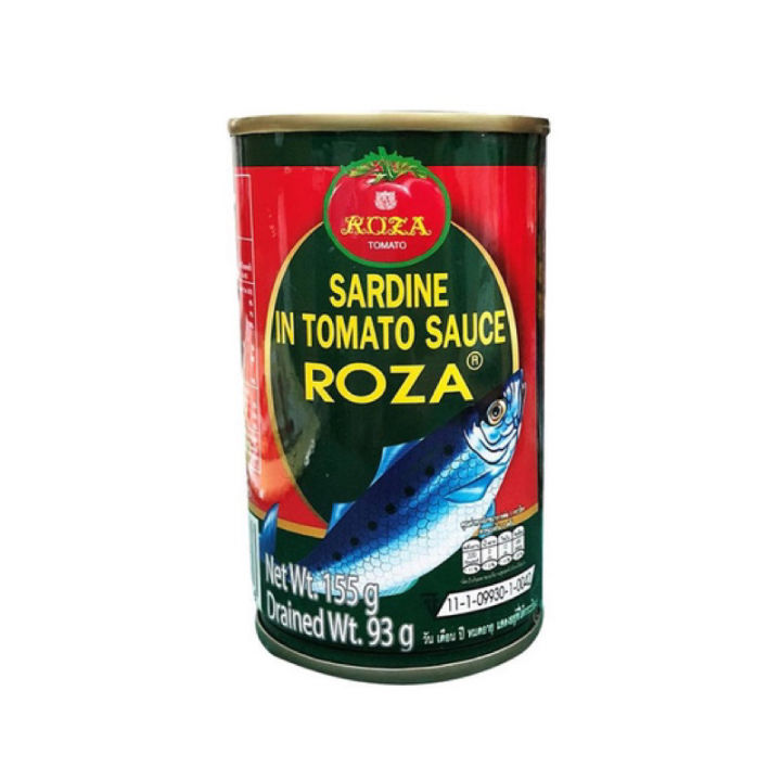 ROZA โรซ่า ปลาซาร์ดีนในซอสมะเขือเทศ 155 กรัม | Lazada.co.th