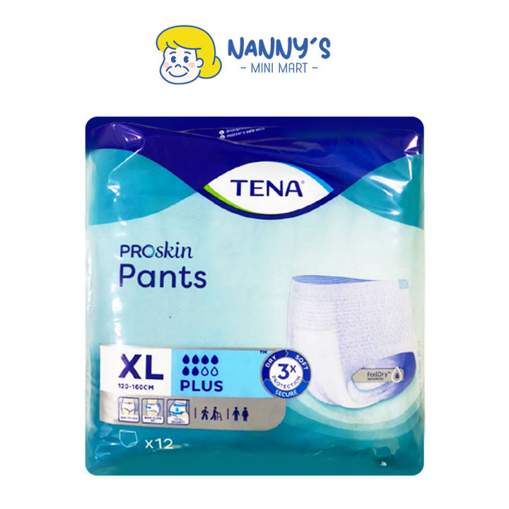 TENA PROskin Pants Plus XL 12's | Lazada