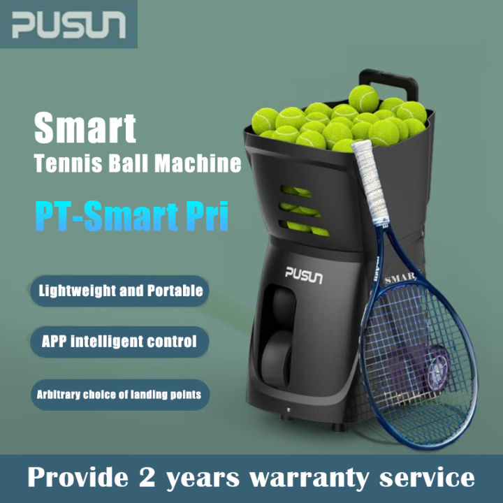 Tennis Machine Ball Thrower PT-Smart Premium Tennis Ball Machine - 100 ...
