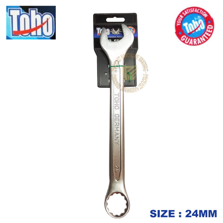 TOHO COMBINATION SPANNER WRENCH SIZE 24MM (Chrome plated) | Lazada