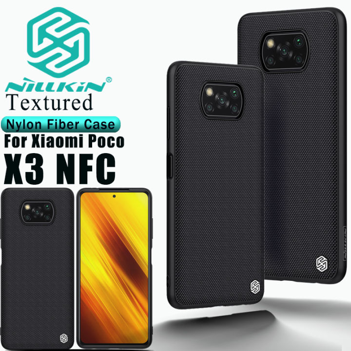 Nillkinเส้นใยไนลอนเคสสำหรับXiaomi Poco X3 NFC X3 Pro TPU + PCฝาหลังทนทานบางและเบากรณี | Lazada.co.th