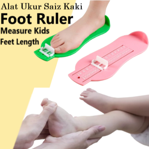 Foot Ruler Measure Feet Length Measuring Device Alat Ukur Ukuran Saiz ...