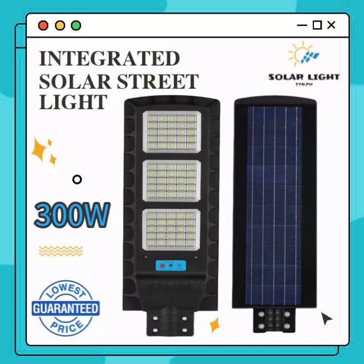 INTEGRATED SOLAR STREET LIGHT 300W - TYN.PH | Lazada PH