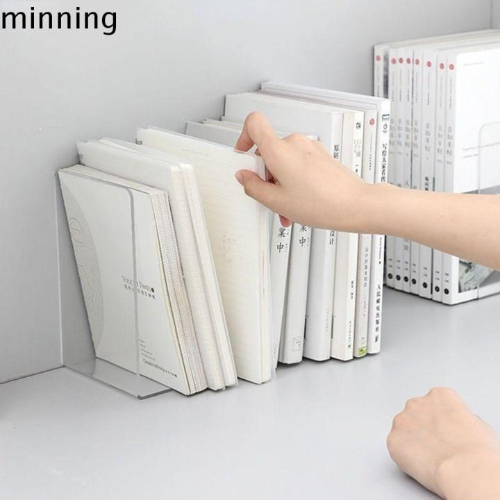 MINNING Simple Acrylic Student Stationary Desk Storage Desktop ...