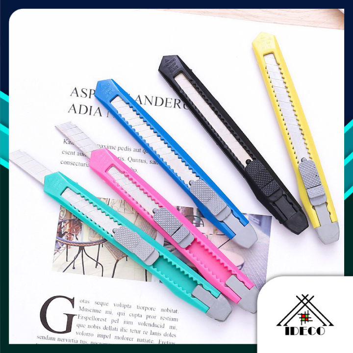 iDECO Utility Cutter Knife Mini Cutter Knife Utility Cutter Blade Small ...