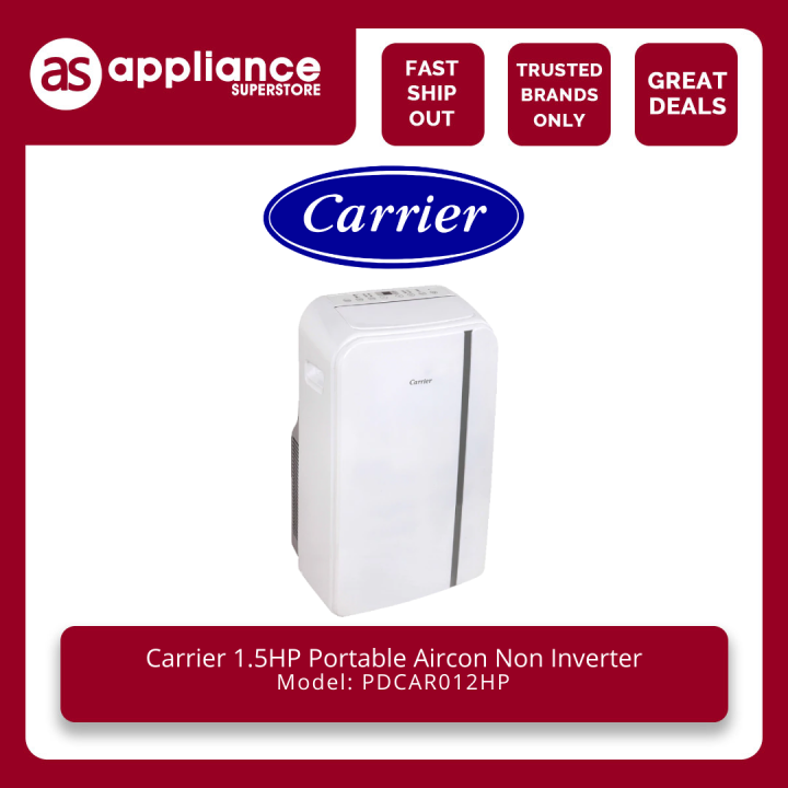 Carrier 1.5HP Portable Aircon Non Inverter PDCAR012HP | Lazada PH