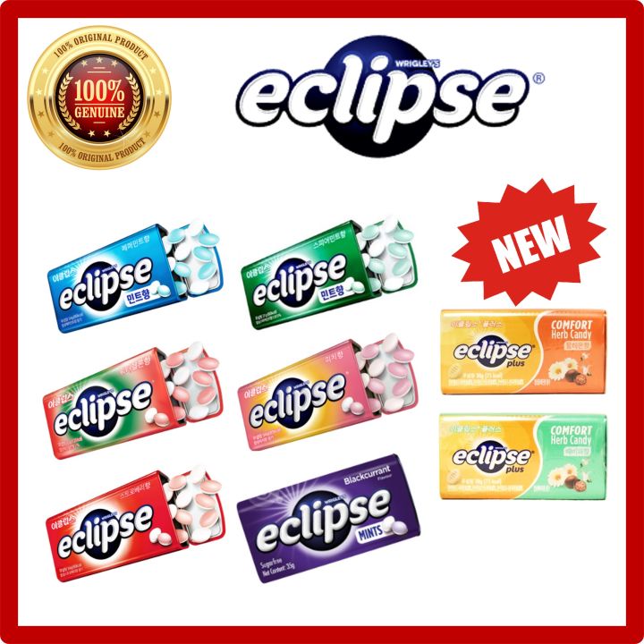 [Korea MARS] Eclipse Sugar Free Candy / Mint Spearmint Peach ...