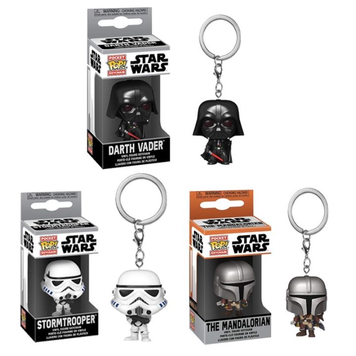 Funko POP!《Star Wars》Mandalorian Stormtrooper Darth Vader Keychain ...