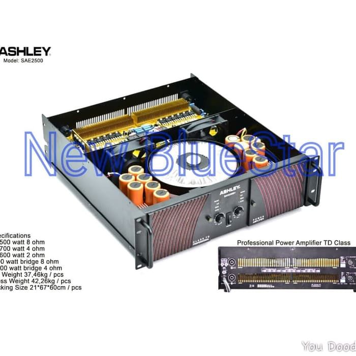 Power Ashley SAE 2500 Original TD Class Amplifier | Lazada Indonesia
