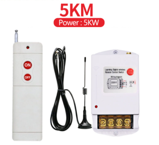220V Water Pump Wireless Industrial Remote Control Switch Intelligent ...