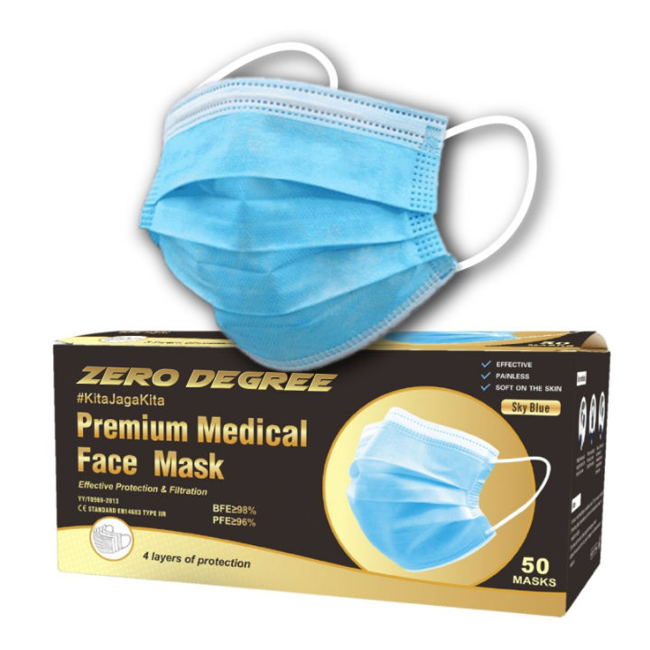 ZERO DEGREE Medical Mask 4 Layer mask 4ply 50pcs KKM Mask Korea ...