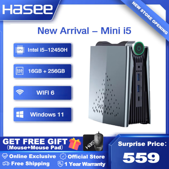 Original Hasee God of War Mini PC Intel Core i5-12450H Mini Computer ...