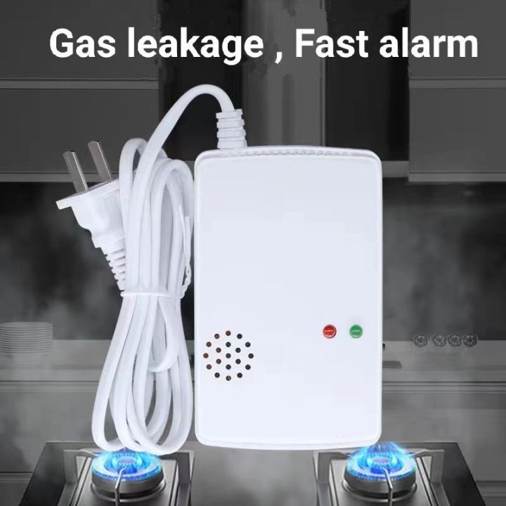 【Makacy】LPG LNG Natural Poisoning Gas Leak Detector Alarm Warning ...