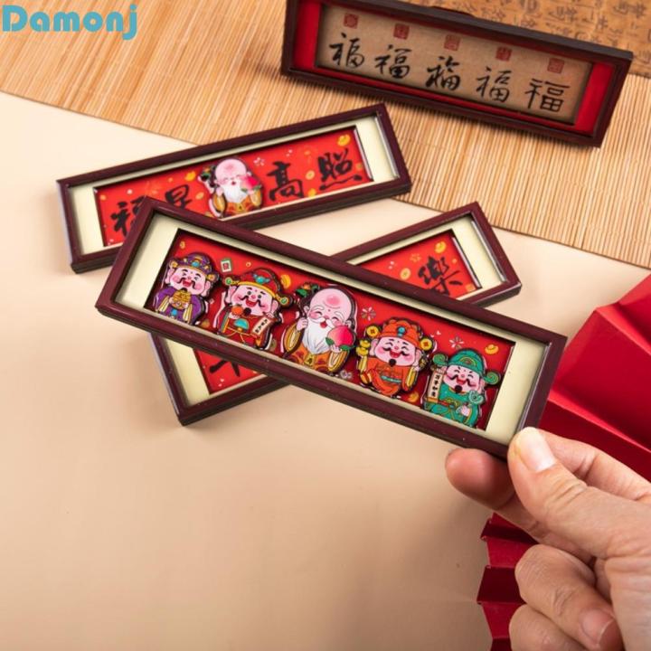 DAMONJ Chinese Style God of Wealth ic Refrigerator Traditional ...