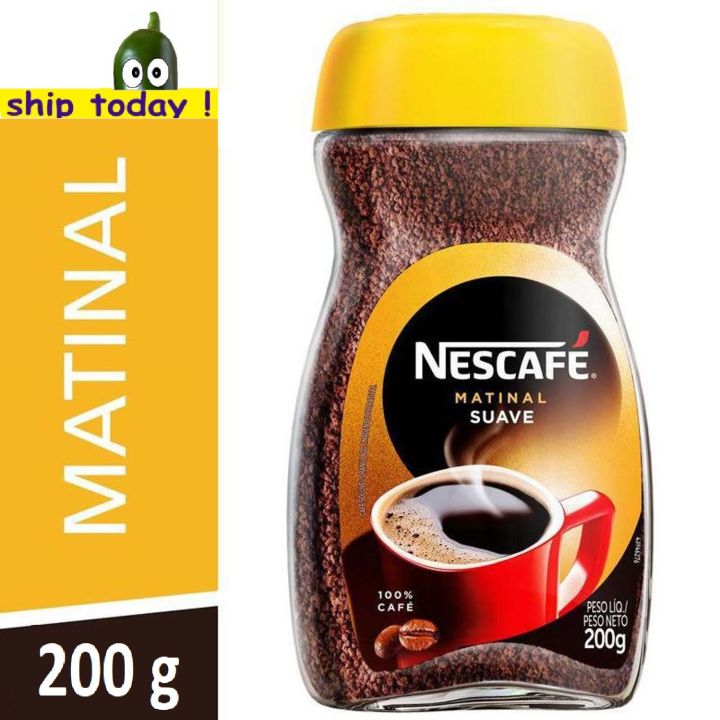 Nescafe Matinal Suave Brazilian Instant Coffee 7oz / 200g Extraforte ...