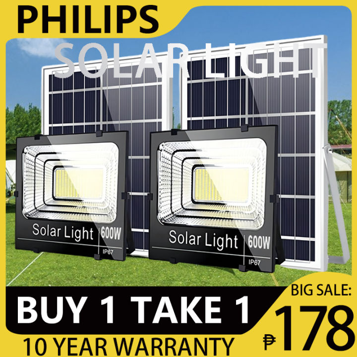 BUY 1 TAKE 1 Philips Solar Light Outdoor Original For House With Solar ...
