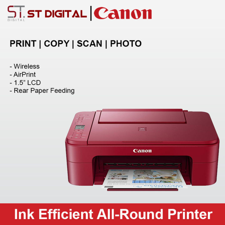 [Local Warranty] Canon PIXMA E3370 Wireless All-In-One Inkjet Printer E ...