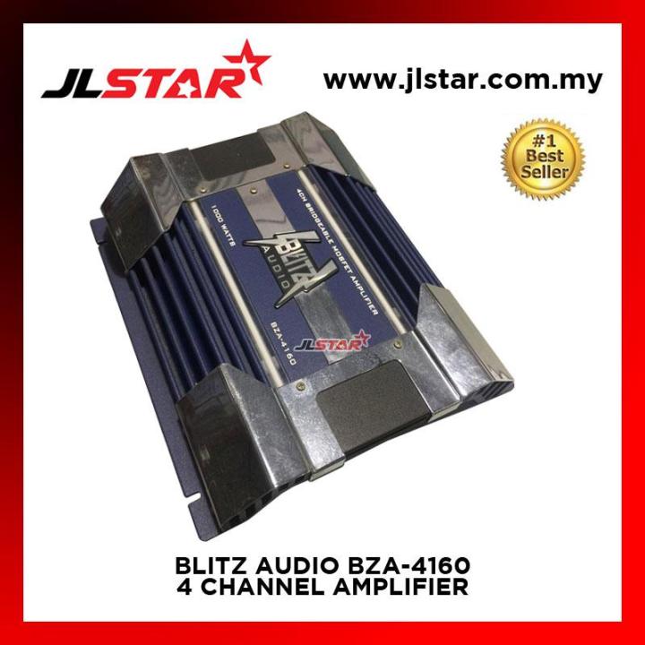 BLITZ AUDIO BZA-4160 4 CHANNEL 1000 WATTS AMPLIFIER | Lazada