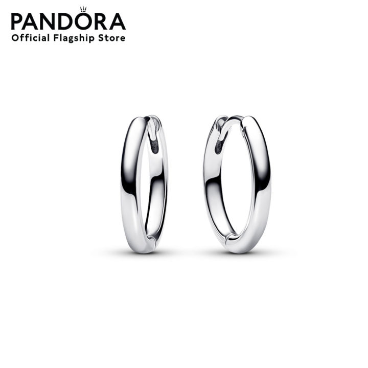Pandora Sterling silver hoop earrings | Lazada.co.th