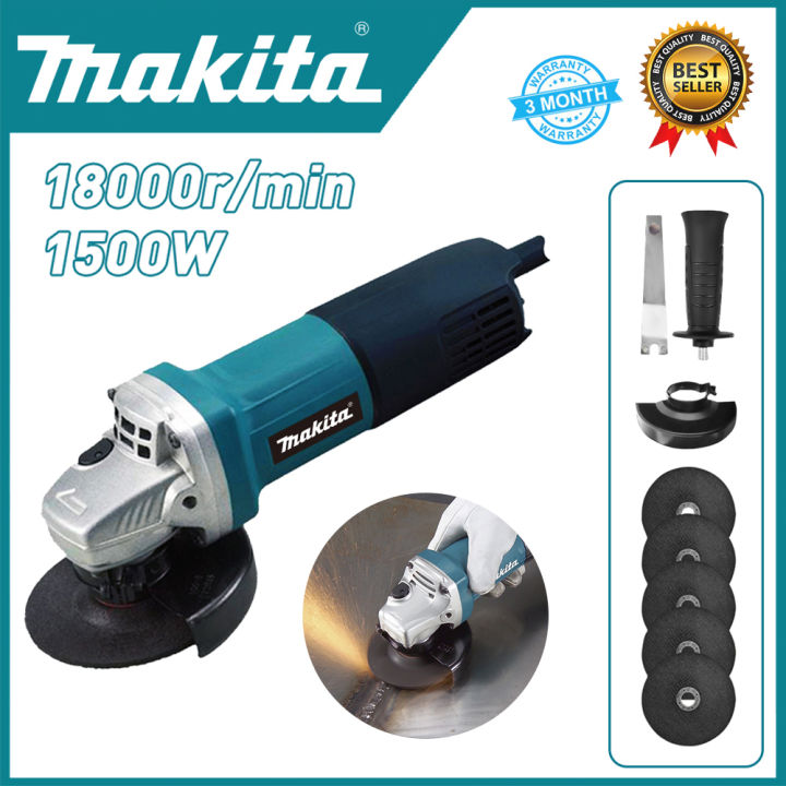 Makita 1500W Electric Hand Angle Grinder Electric Power Tool | Lazada PH