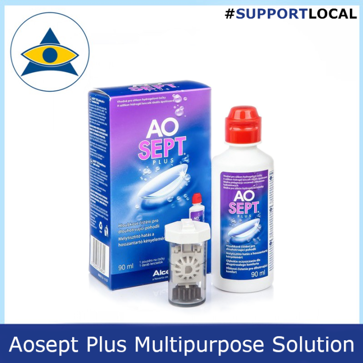 (Travel Pack/Starter Kit) Alcon AOSEPT Value Pack Contact Lens Multipurpose Solution | Lazada ...