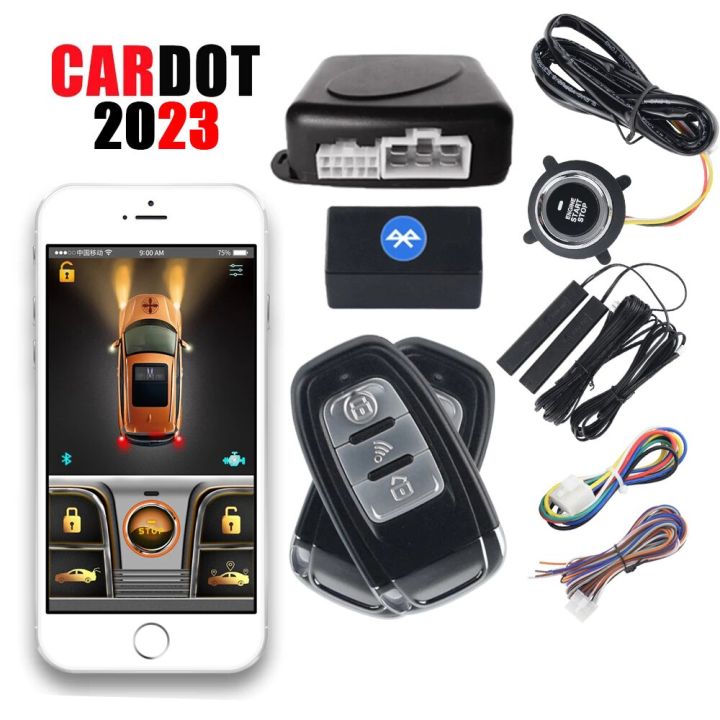Cardot 2023 BT Digital Key Smart Phone App Car Alarm System Auto ...