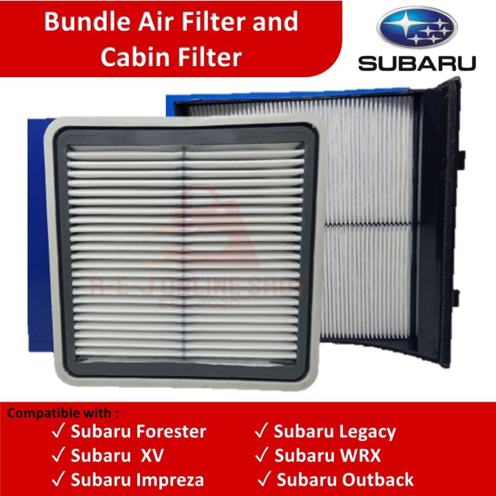Bundle Air Filter and Cabin Filter for Subaru Forester / XV / Impreza ...