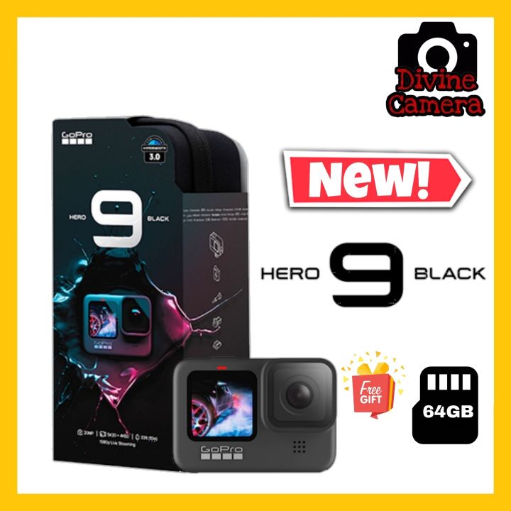 GoPro Hero 9 Black Action Camera Original Ready Stock!! | Lazada
