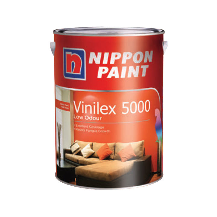 Nippon Paint Vinilex 5000 1L / 5L (All Colours Available) | Lazada ...