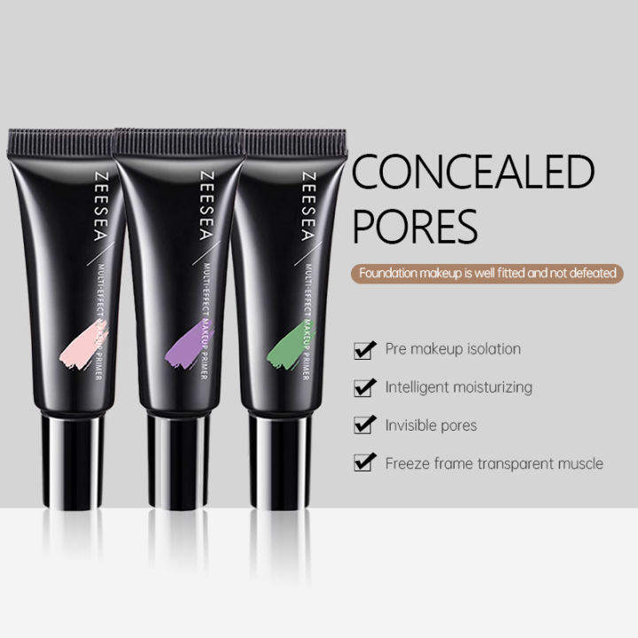 GL.ZEESEA Primer Make Up Base Whitening Moisturizing Brightening Concealer Oil Control Tone-up ...