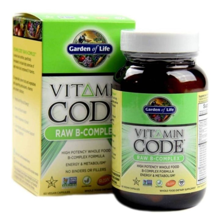 พร้อมส่ง ของแท้ นำเข้าจากUSA ️พร้อมส่ง️Garden of Life Raw B Complex ...