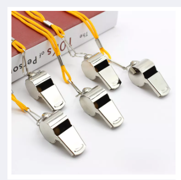 Tin Metal Safety Whistle Emergency Police Whistle Sports Classic Pito ...