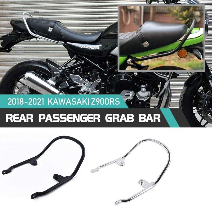 Allotmark Motorcycle Passenger Rear Back Hand Grab Bars,Steel Rear Seat ...